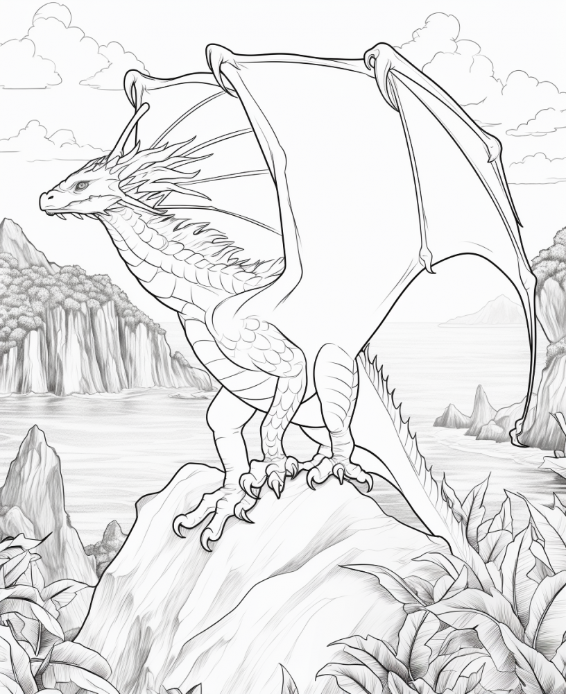 Draci Dobrodružství - Magické omalovánky s draky pro děti ke stažení